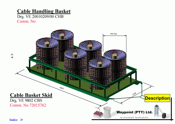 CABLE HANDLING BASKET | Waypoint Engineering